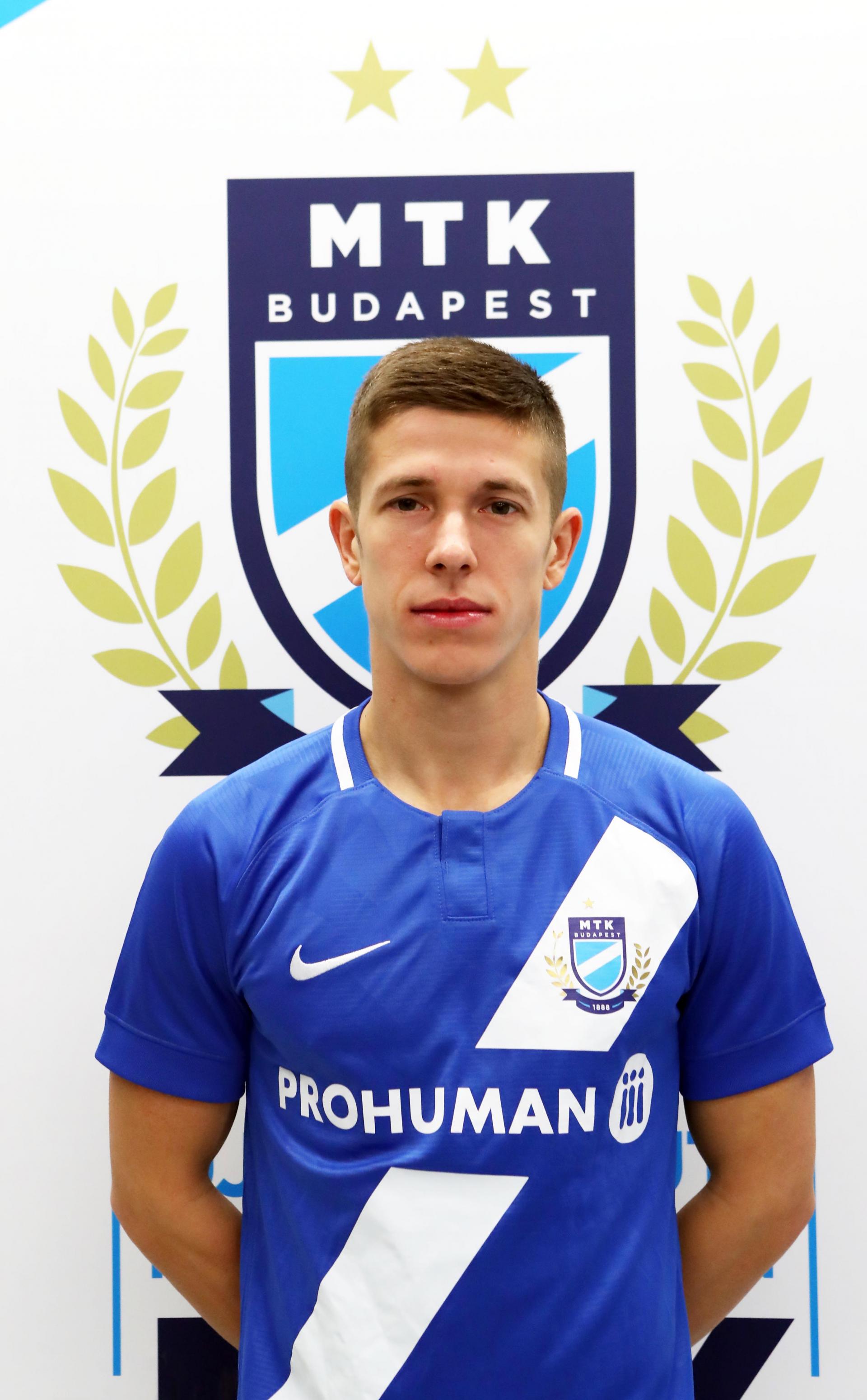 Prosser Dániel aláírt | Az MTK Budapest Labdarúgó Zrt. hivatalos honlapja